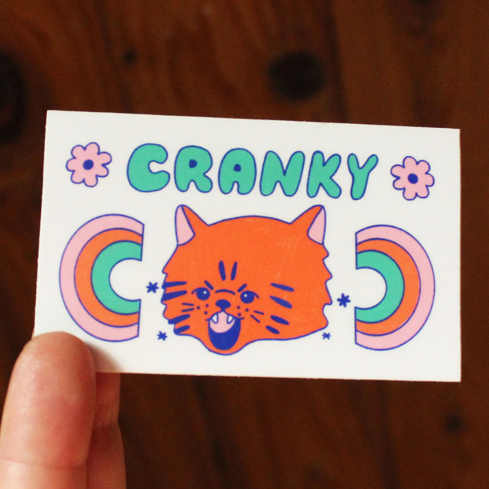 Cranky Sticker – Tender Ghost