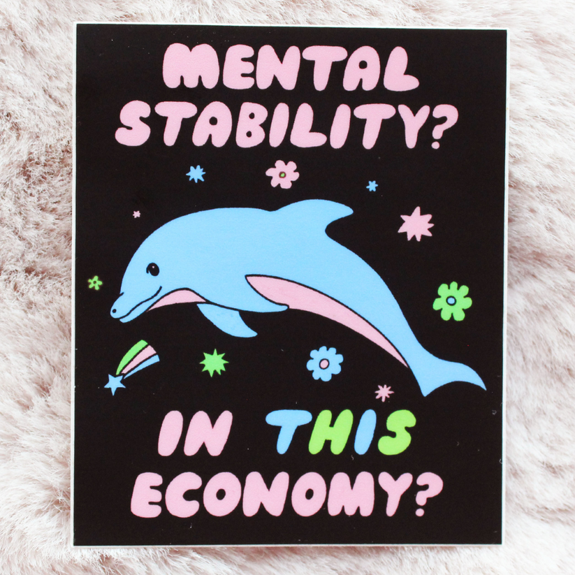 Mental Stability Sticker – Tender Ghost