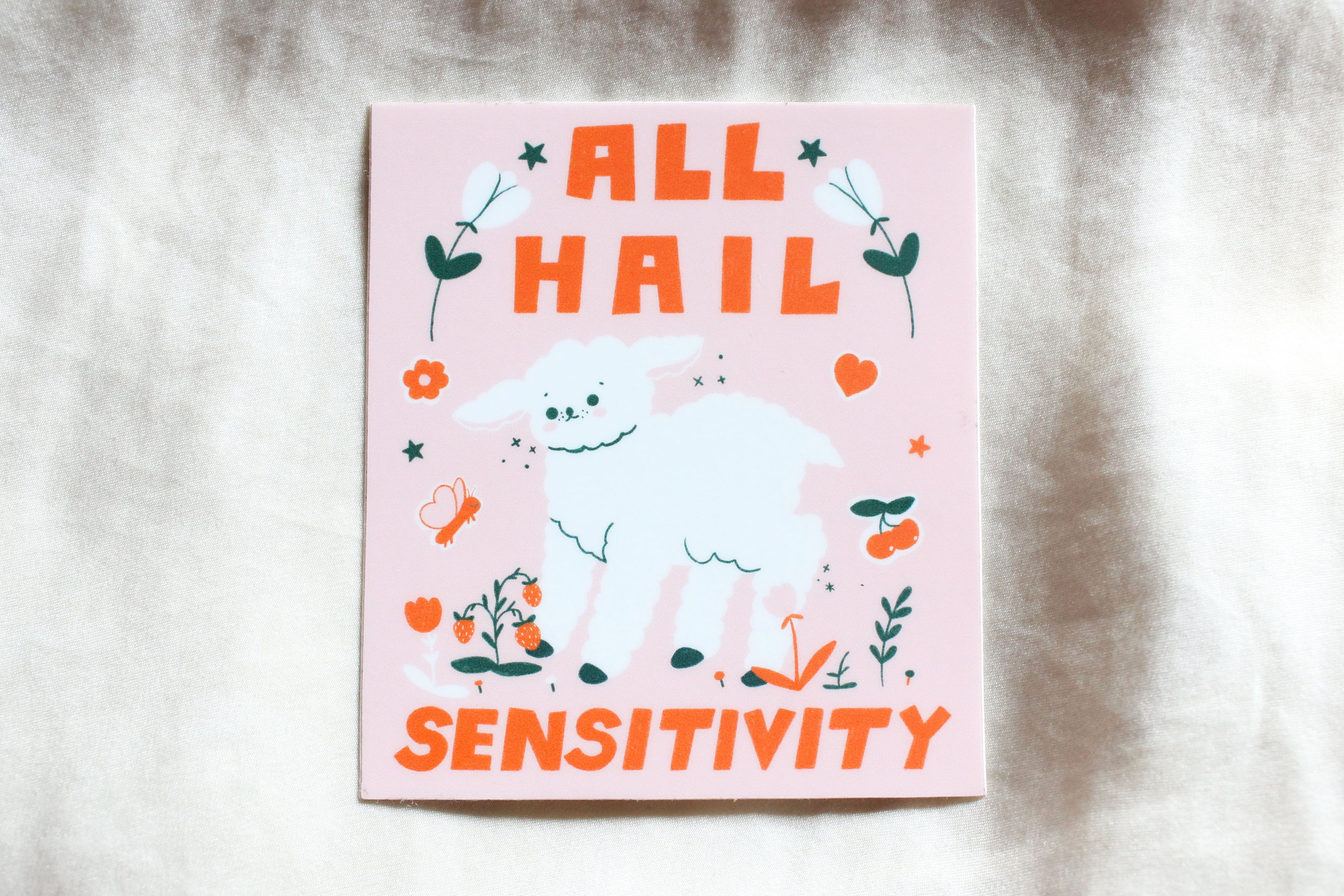 All Hail Sensitivity Sticker – Tender Ghost