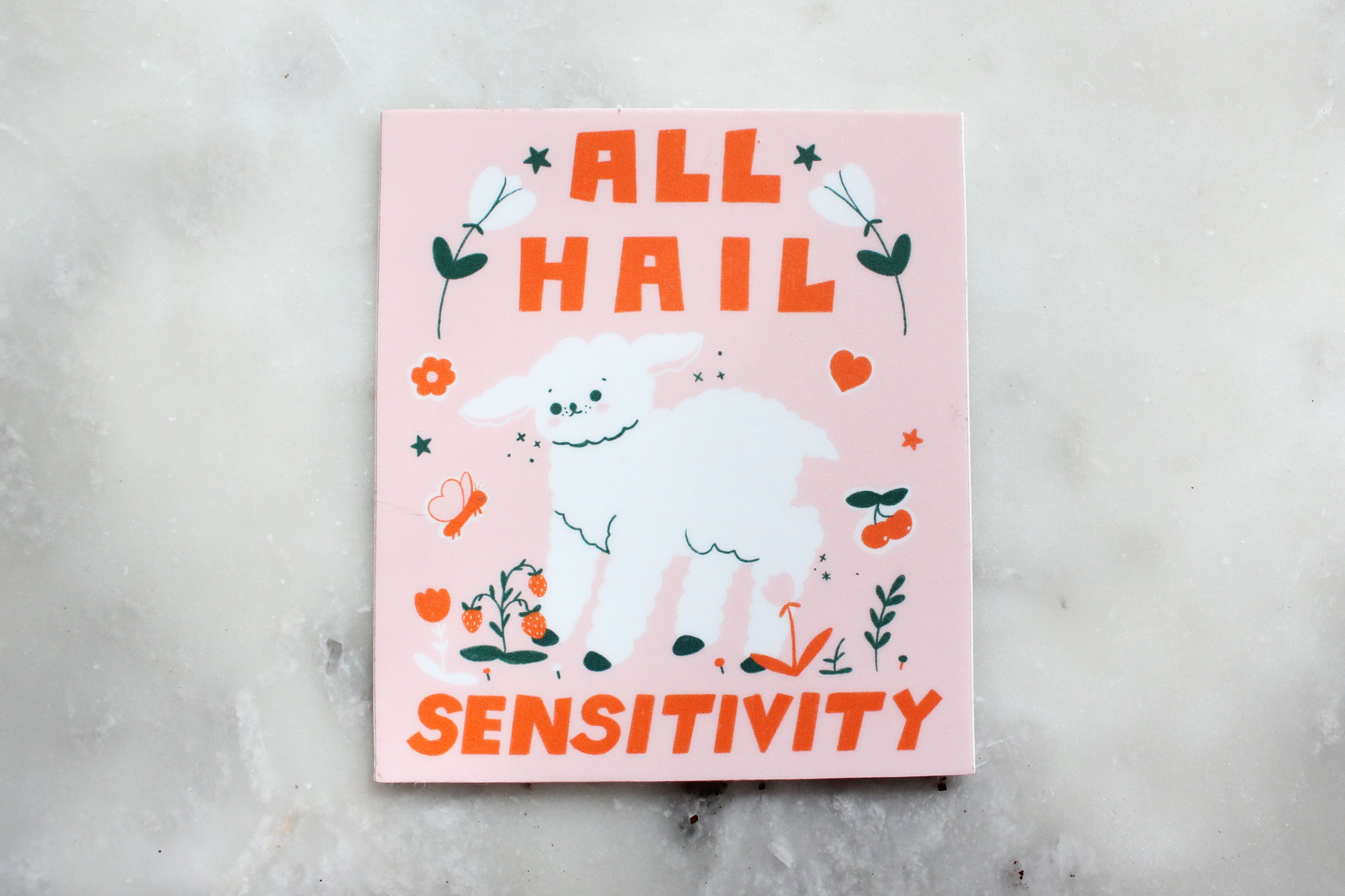 All Hail Sensitivity Sticker – Tender Ghost